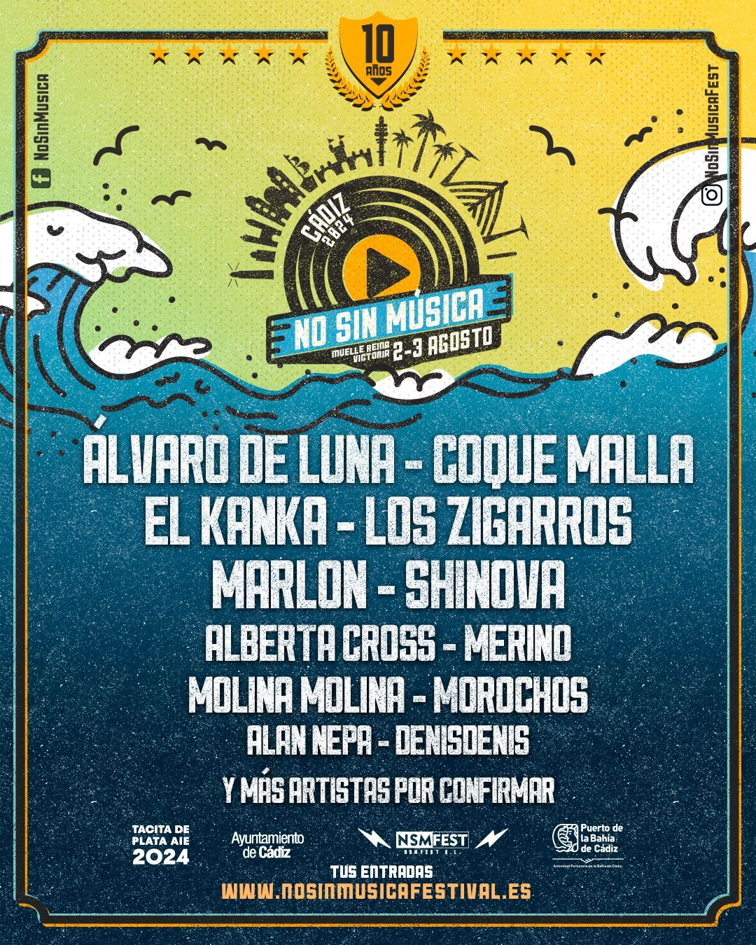 CARTEL – NOSINMÚSICA Festival de Cádiz